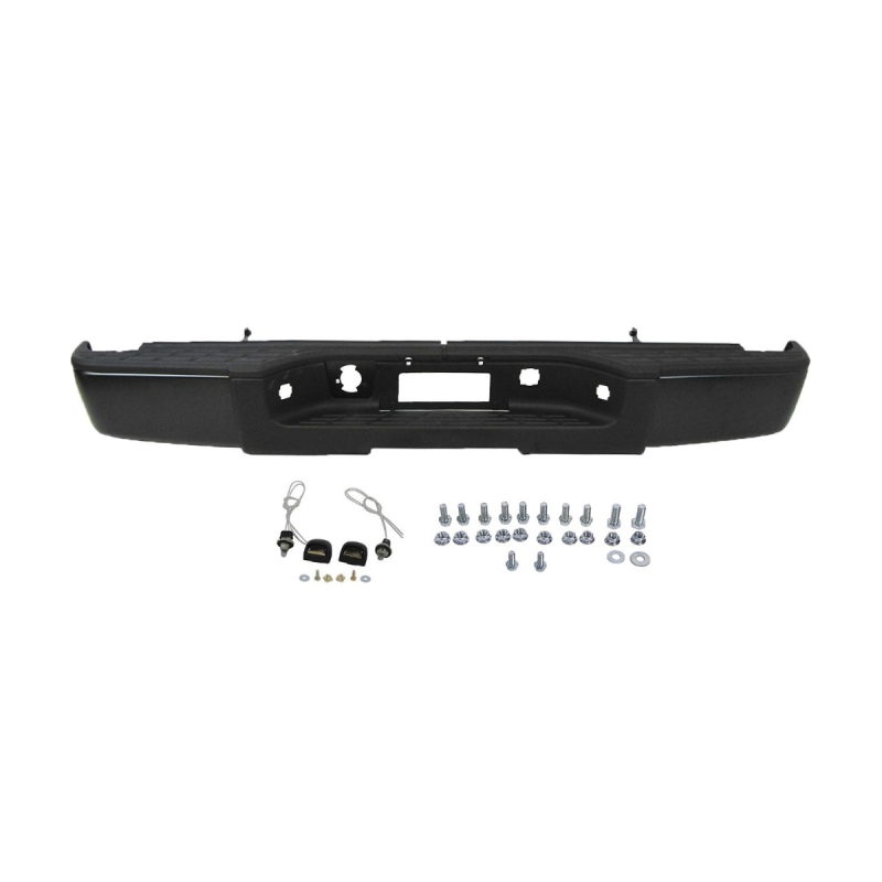 New Rear Steel Bumper Assembly For Your 2007-2014 Chevrolet, GMC Sierr