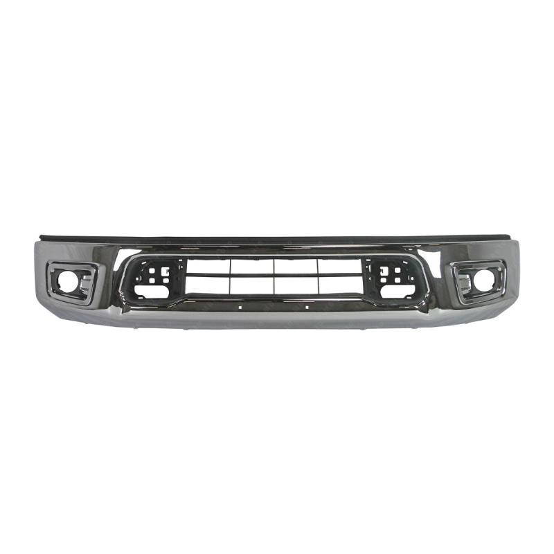 2017-2019 Nissan Titan Chrome Steel Front Bumper Face Bar