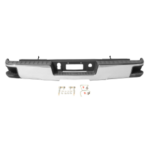 New Rear Steel Bumper Assembly For Your 2014-2018 Chevrolet, GMC Sierr