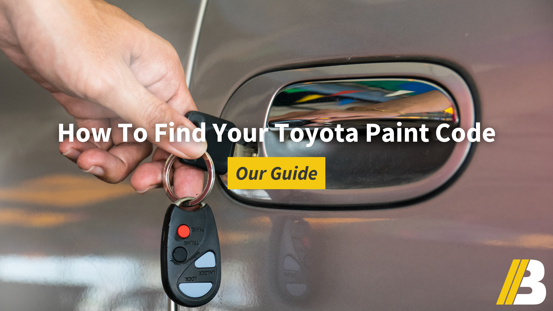 How To Find Your Toyota Paint Code