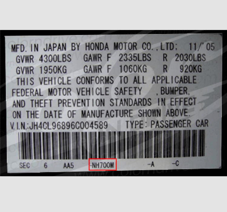 How To Find Your Honda Paint Code